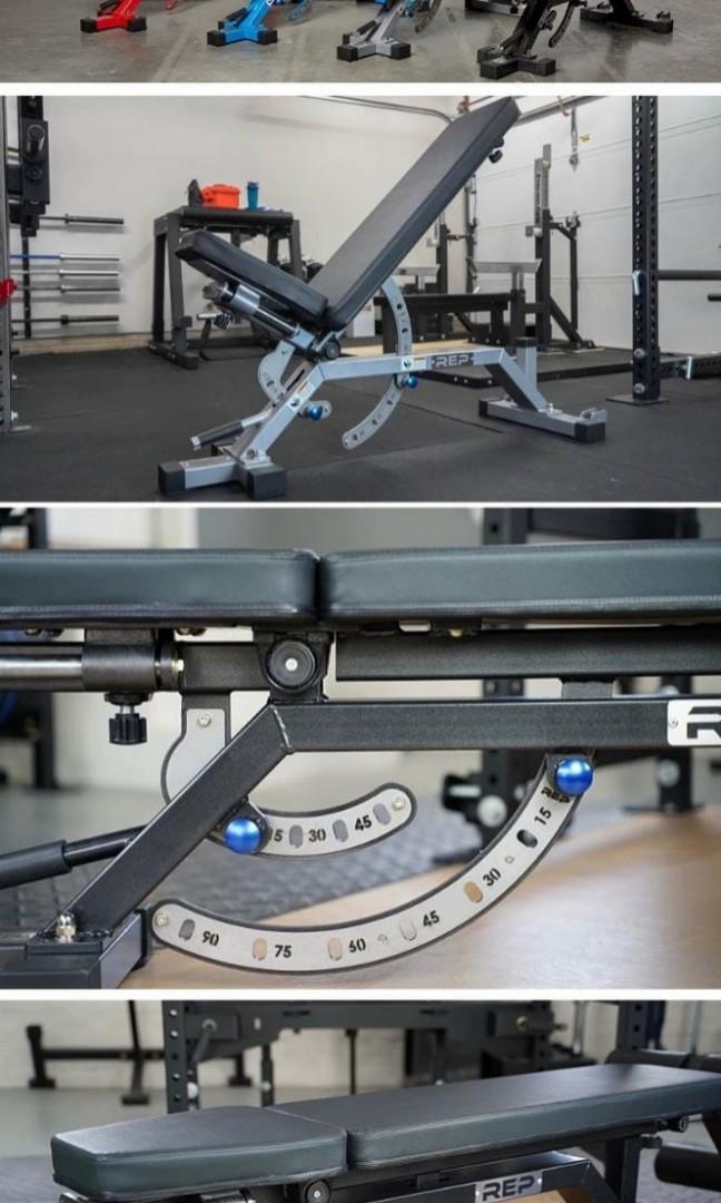 REP Fitness AB-5000 AB-3000 Adjustable Bench BN READY STOCK, Sports ...