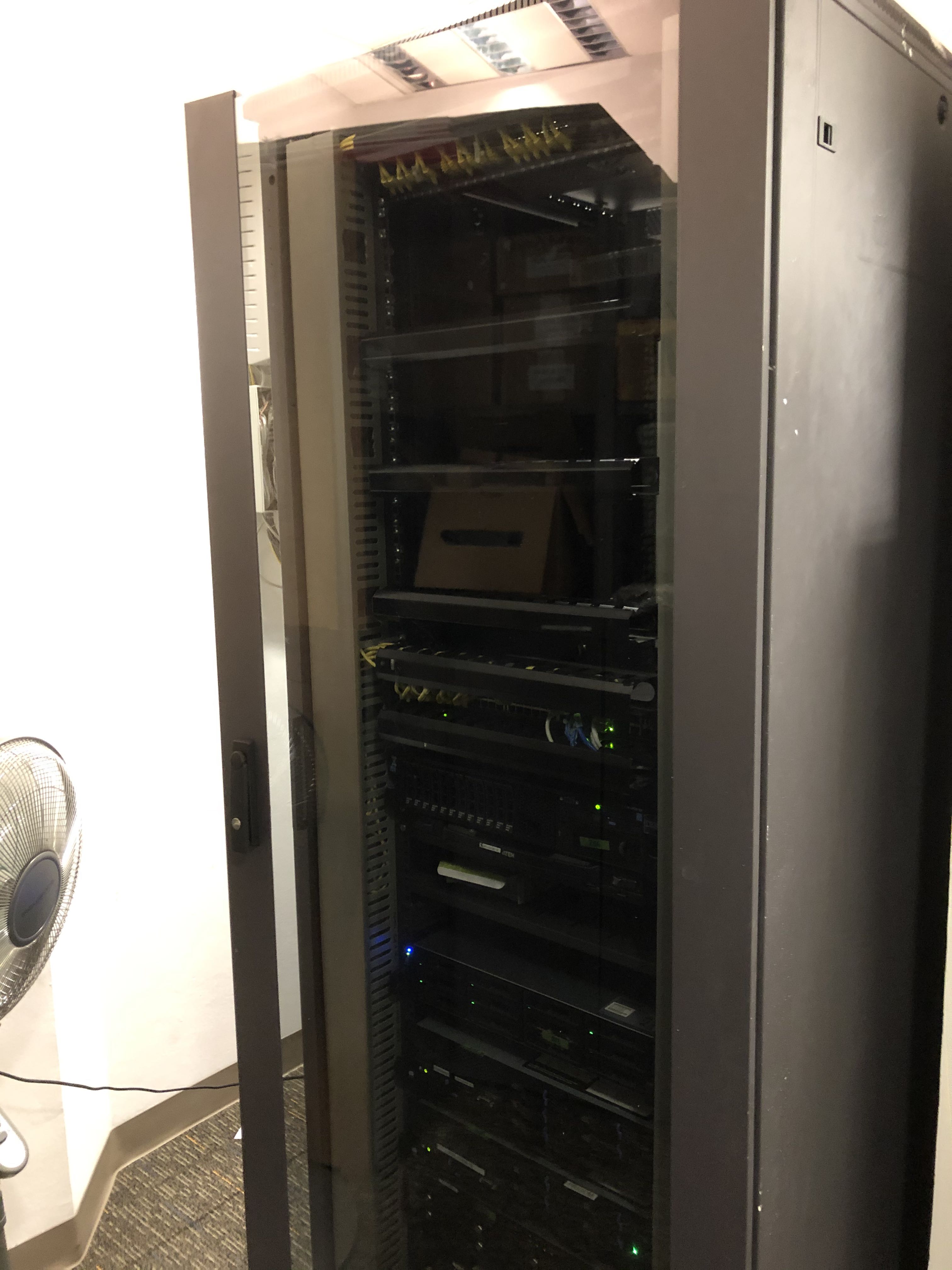 Floor Standing Server Rack, Furniture & Home Living, Furniture, Shelves ...