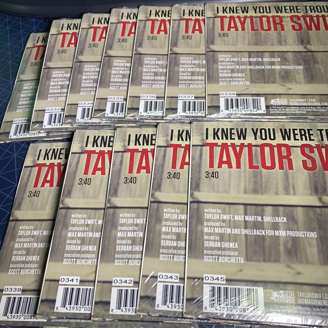 Taylor Swift I Knew You Were Trouble Limited Edition CD Single, Hobbies ...