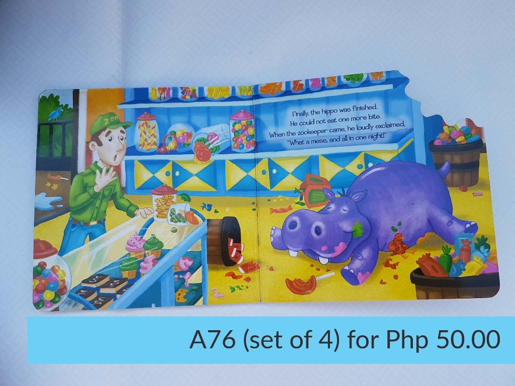 The Hippo Who Liked to CHOMP (Set of 4), Hobbies & Toys, Books ...