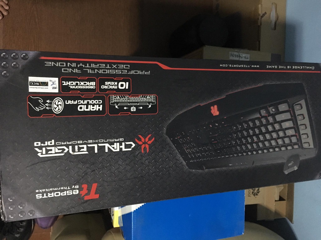 Thermaltake Challenger Gaming Keyboard, Computers & Tech, Parts ...