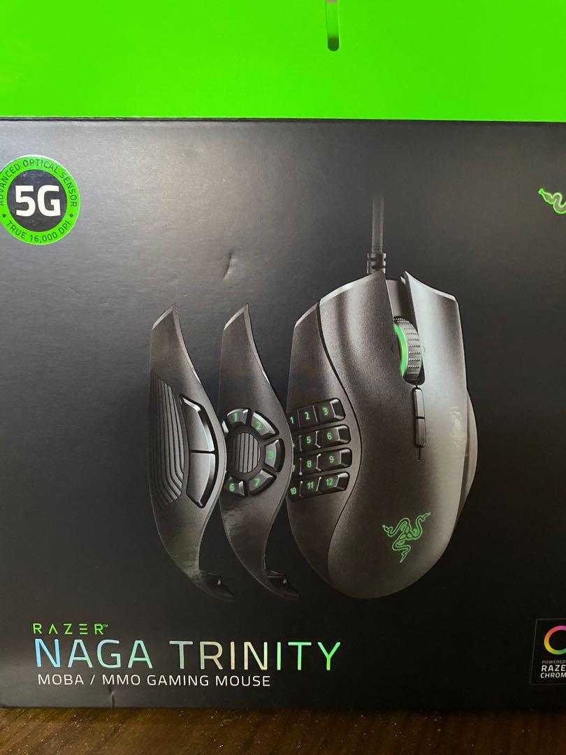 Razer Naga Trinity mmo mouse, Computers & Tech, Parts & Accessories ...
