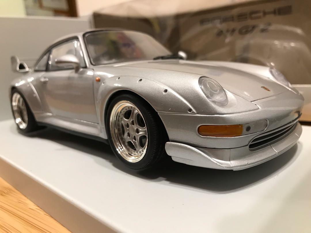 絕版罕有UT Models 1/18 Porsche 911 GT2 street 1997 silver ！Autoart, 興趣及遊戲 ...