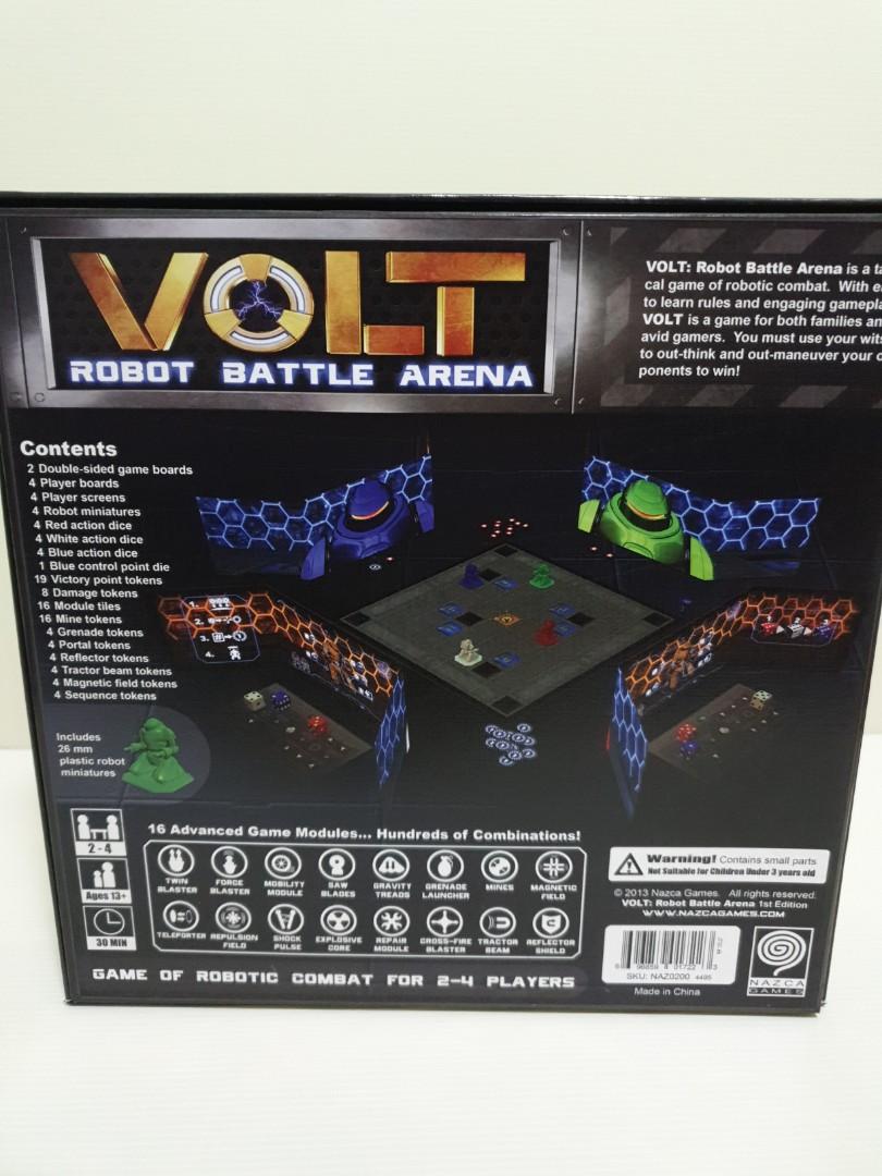 Volt: Robot Battle Arena board game, Toys & Games, Board Games & Cards ...
