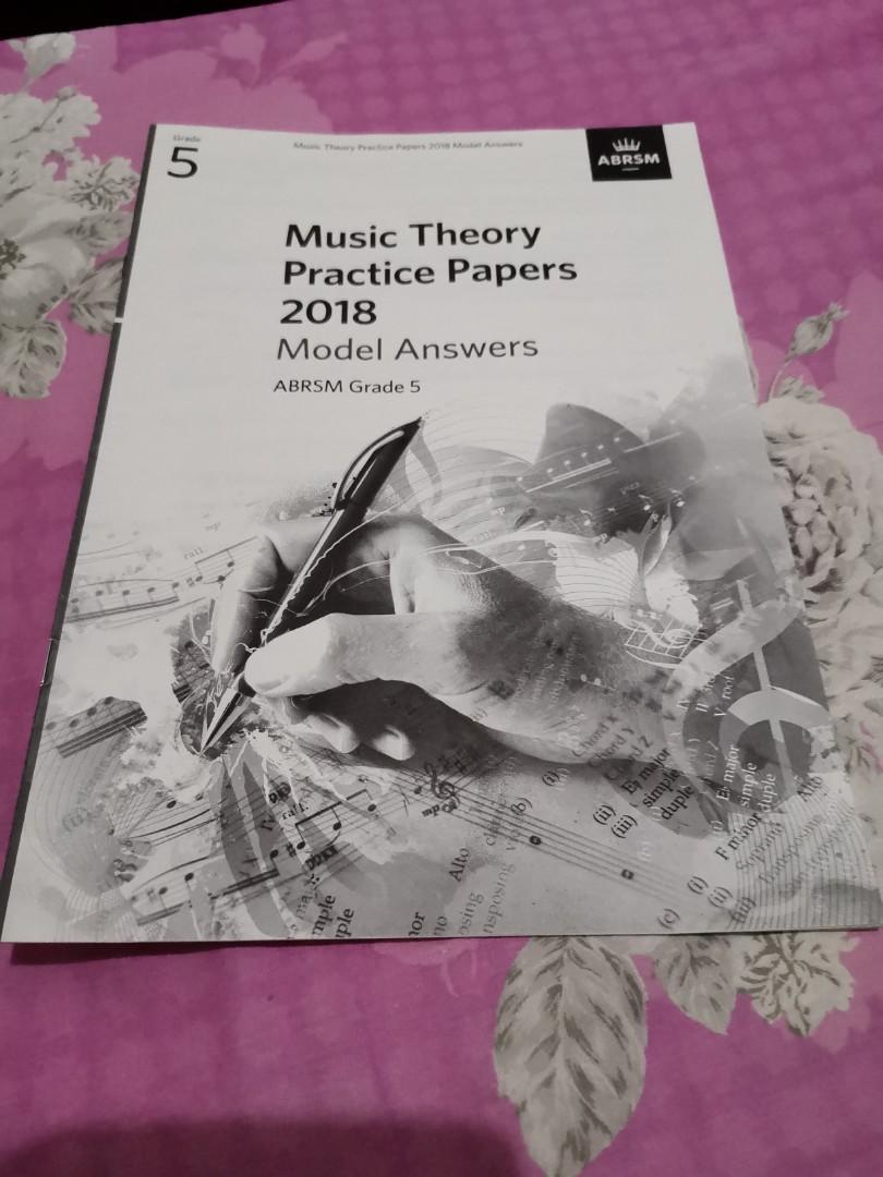 (answer only, no question paper) 2018 ABRSM Grade 5 Music Theory ...