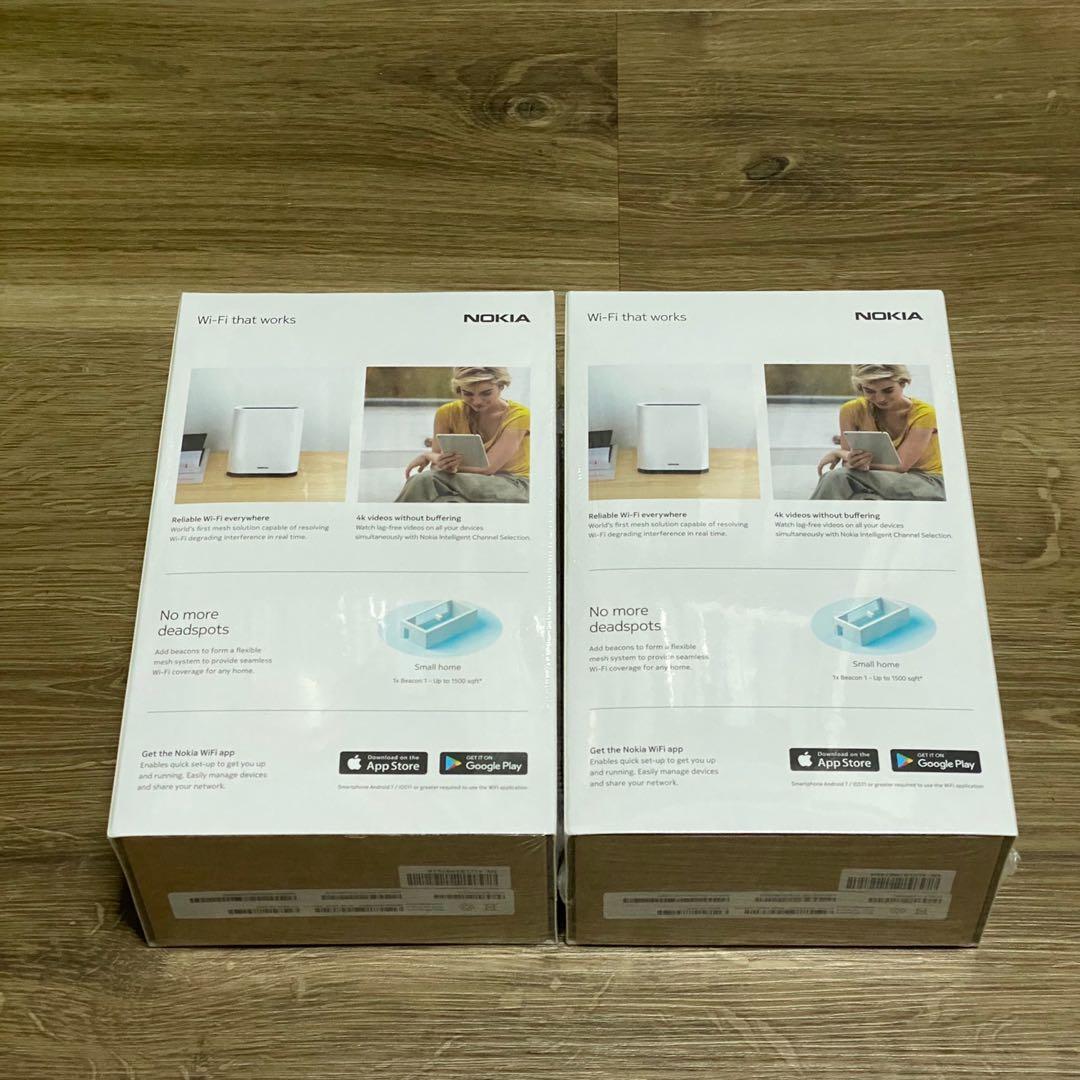 2X Nokia Beacon 1 / StarHub Smart WiFi mesh router, Computers & Tech ...