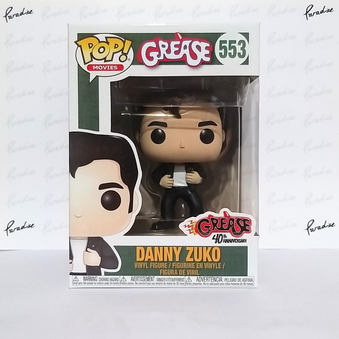 經典電影油脂 Danny Zuko 男主角 Funko Pop Movie Grease 553, 書籍、休閒與玩具, 玩具、公仔、桌遊在旋轉拍賣