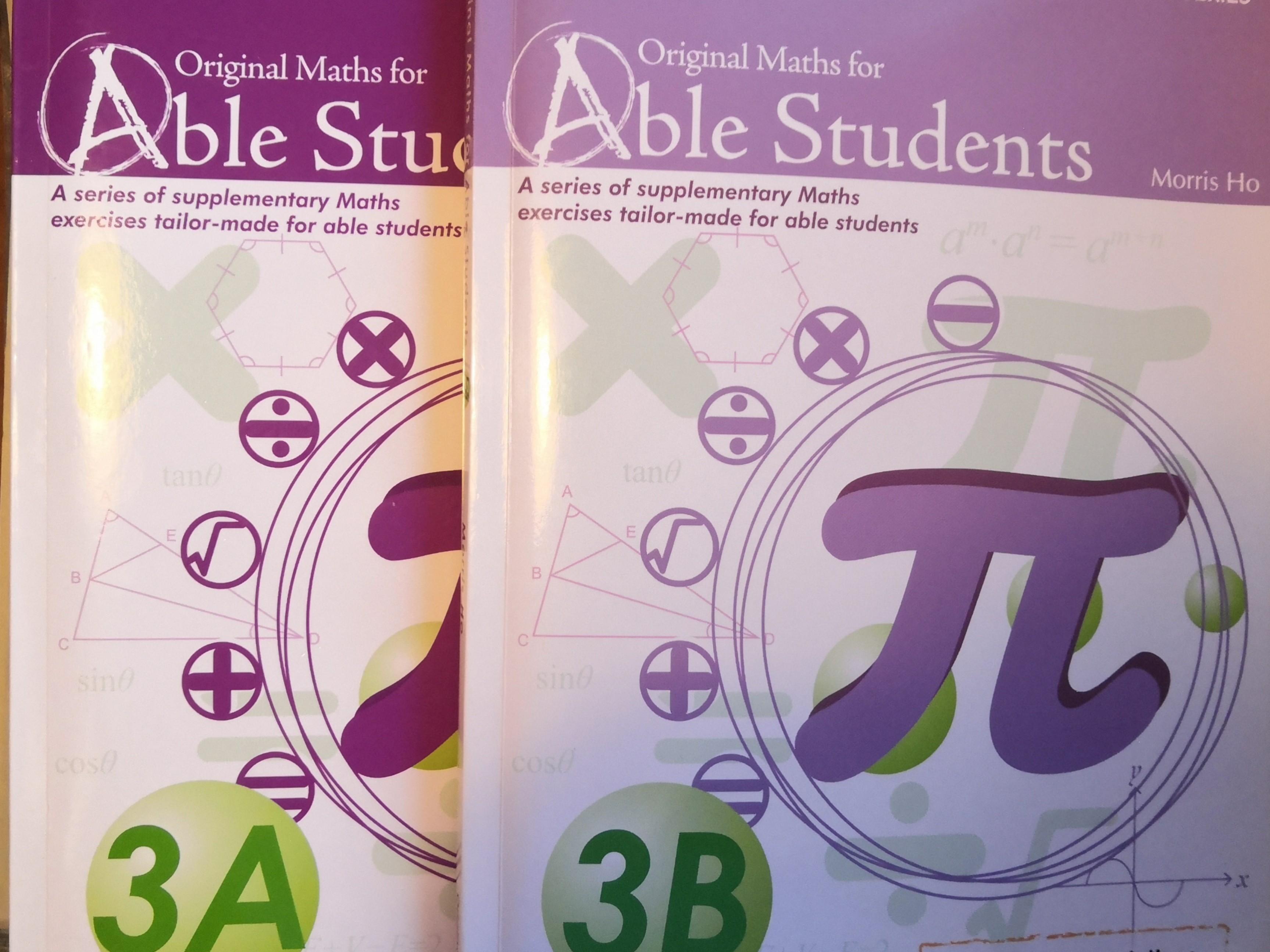 中學數學補充 Original Maths for Able Students 3A 3B, 興趣及遊戲, 書本 & 文具, 教科書 ...