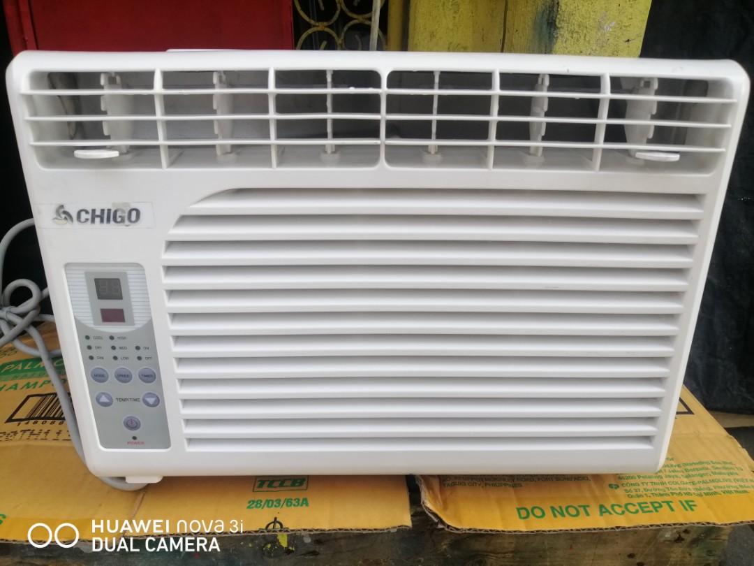 Aircon chigo .6hp inverter grade, TV & Home Appliances, Air ...