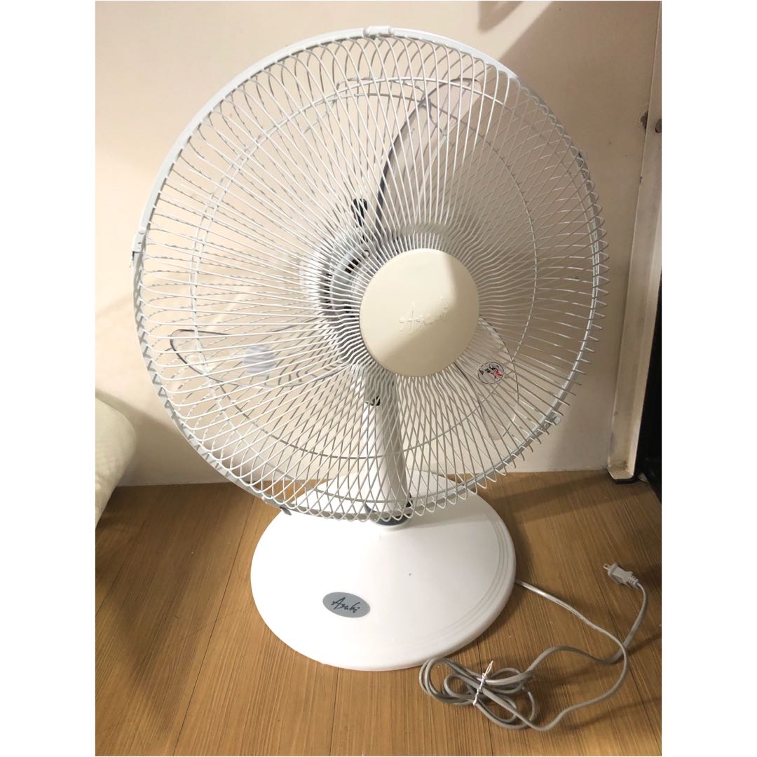 ASAHI RB 3004 Desk Fan / Floor Fan (All white), TV & Home Appliances ...