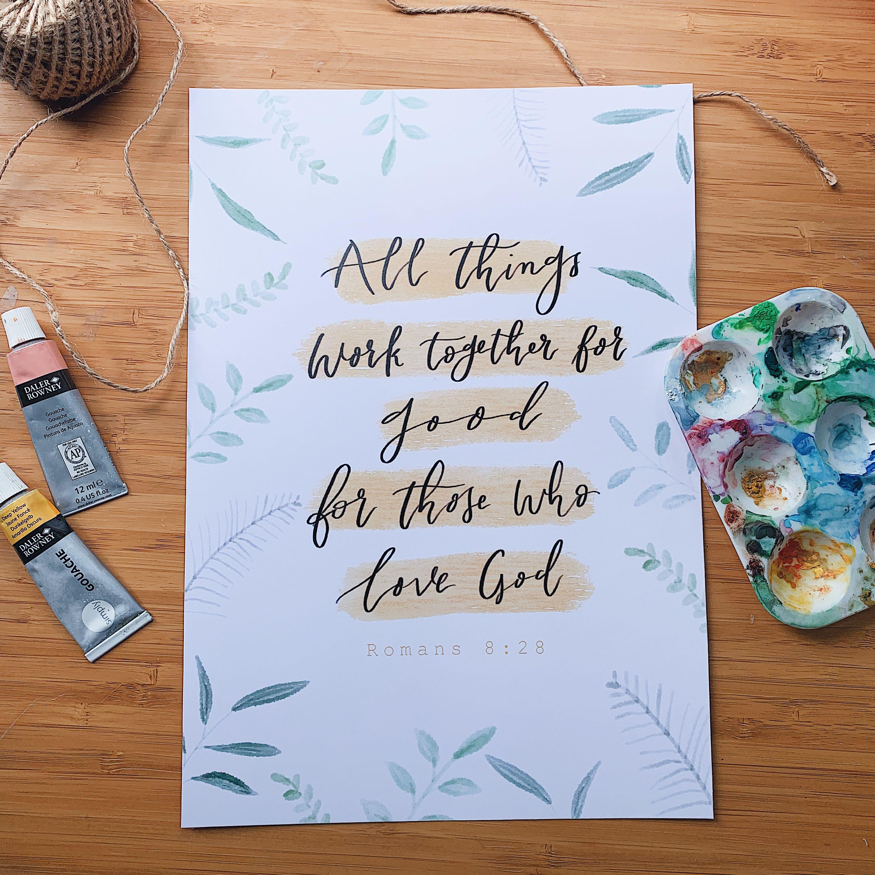 Christian Calligraphy prints, Hobbies & Toys, Stationery & Craft, Art ...