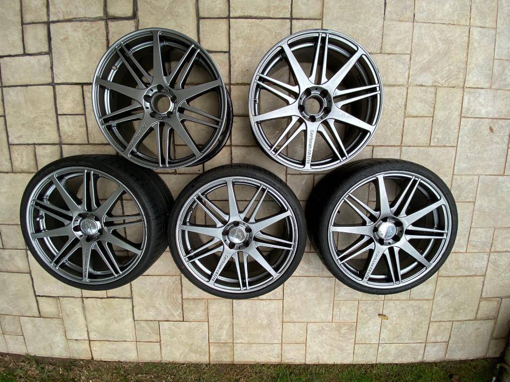 Carlsson CR 1/10 Graphite 20" rims set, Car Accessories, Tyres & Rims ...