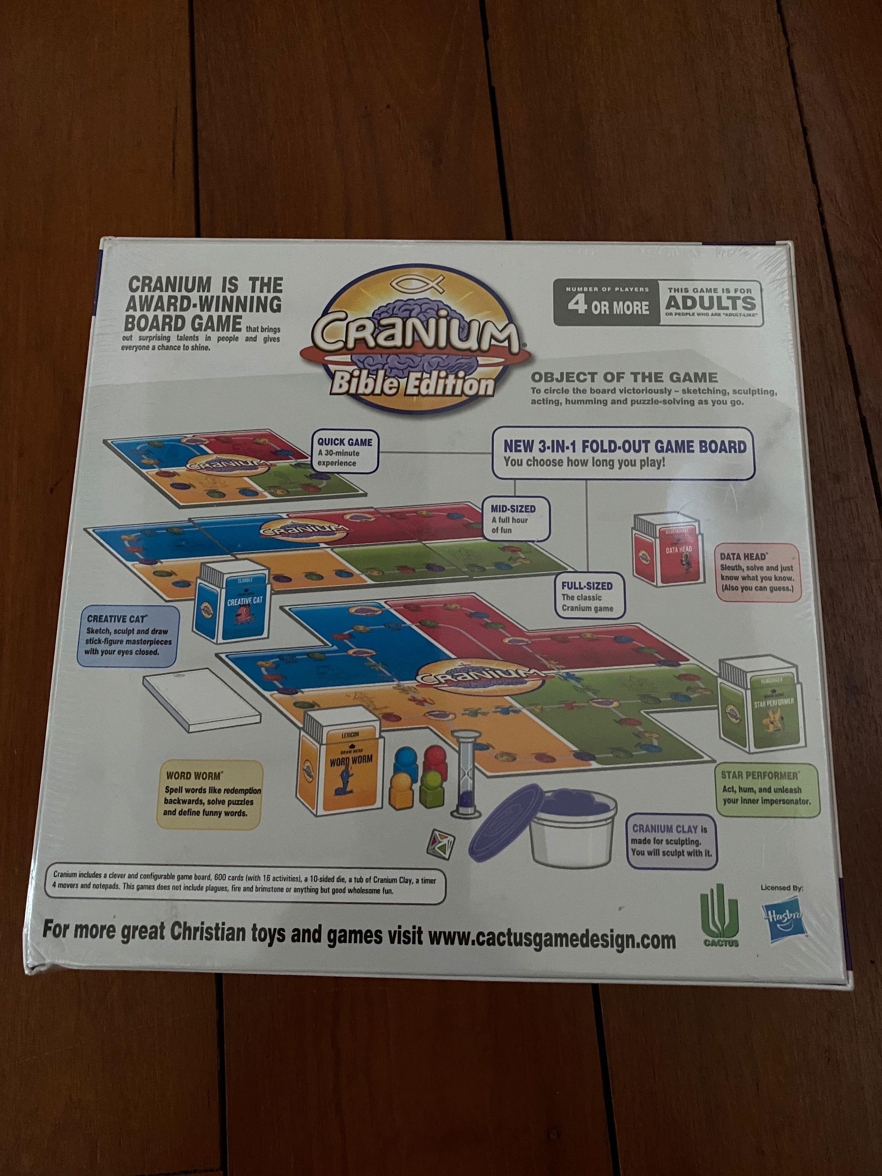 Christian Board Game: Cranium Bible Edition, Hobbies & Toys, Toys ...