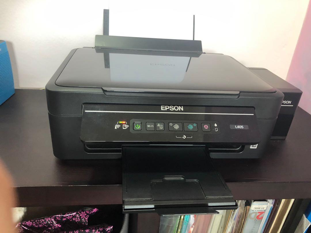Epson L405 ecotank mint condition printer, Computers & Tech, Printers ...