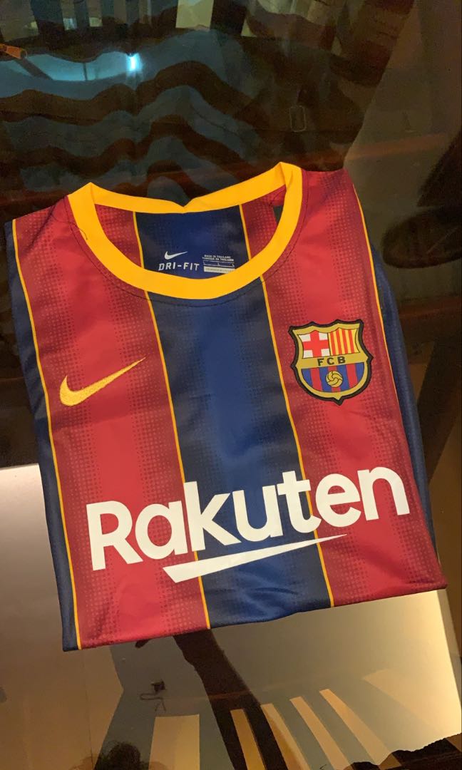 FC Barcelona 20/21 Home kit, Men's Fashion, Activewear on Carousell