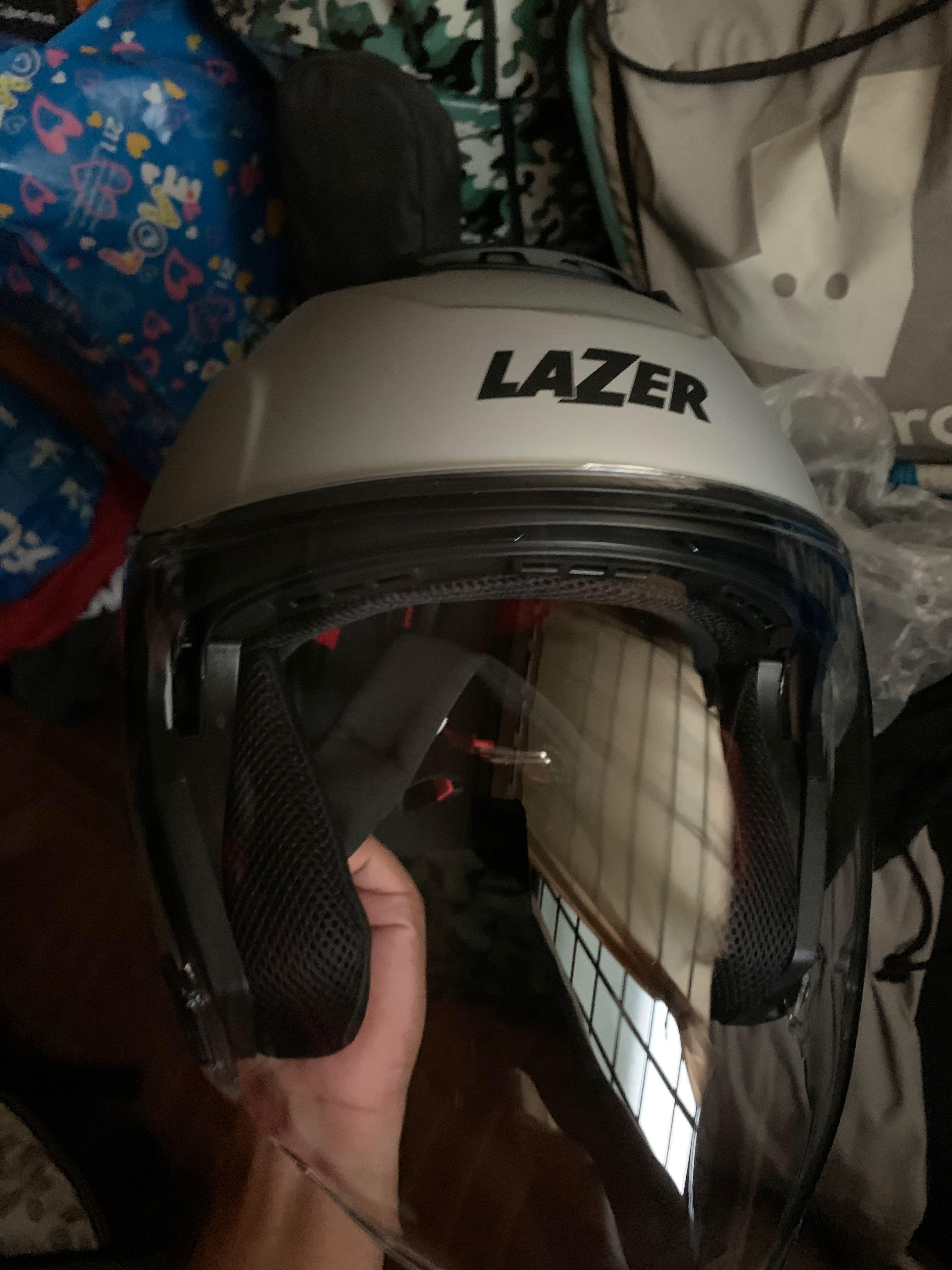 Lazer Helmet model: Tango SR, Motorcycles, Motorcycle Apparel on Carousell