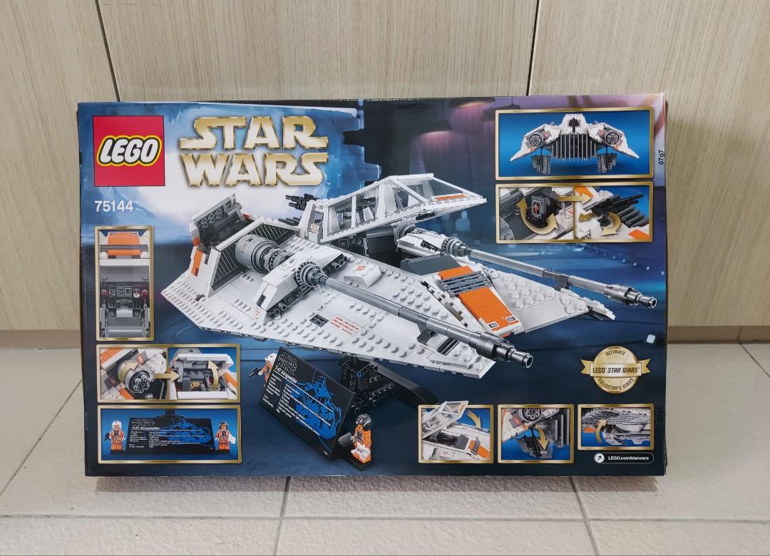Lego 75144 UCS star wars Snowspeeder T-47 Airspeeder Zev Senesca Will ...