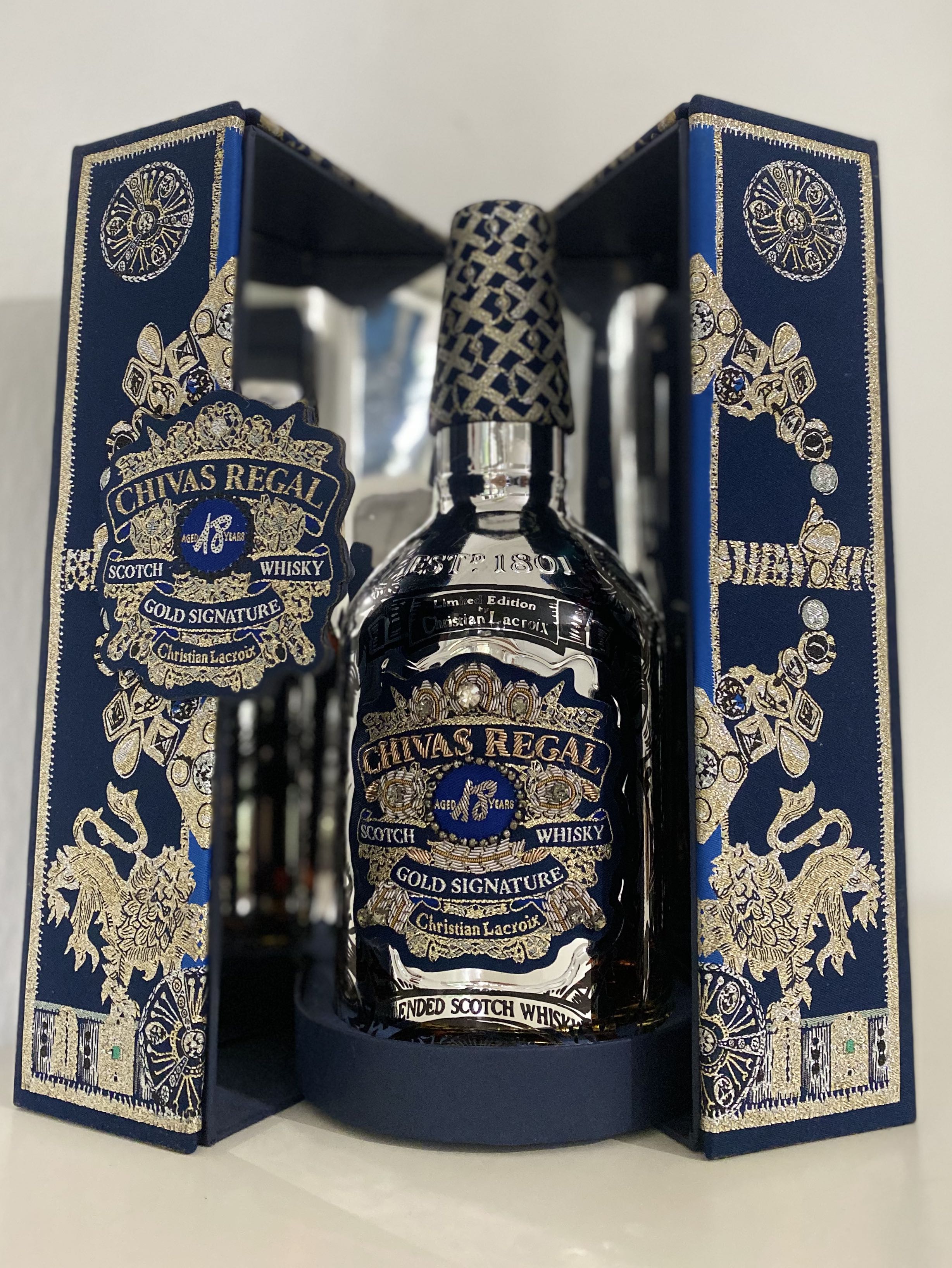 Limited edition Chivas Regal 18YO Christian Lacroix edition, Food ...