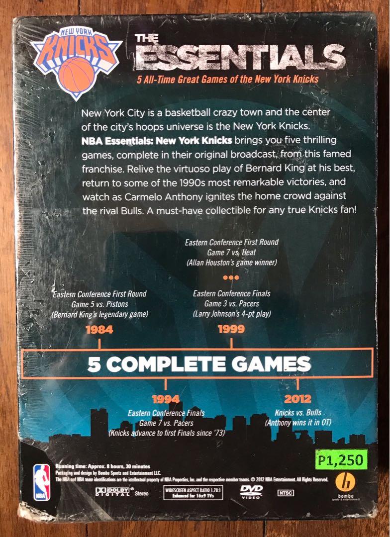 Nba dvd Knicks the essentials, Hobbies & Toys, Music & Media, Vinyls on ...