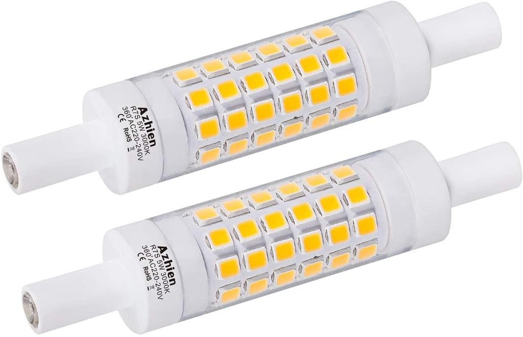 PHKVH R7S LED Bulb 78mm 5W Double End Linear Reflector Lamp, Furniture ...