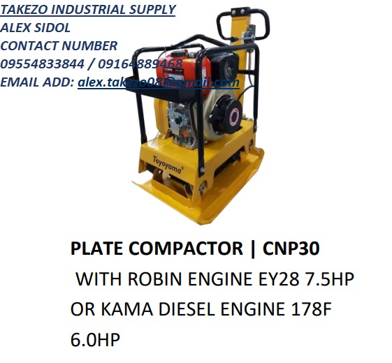 PLATE COMPACTOR | CNP30, Commercial & Industrial, Construction Tools ...