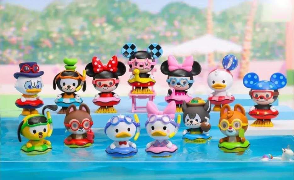 Popmart Mickey and Friends Pool Party Series, Hobbies & Toys, Toys ...