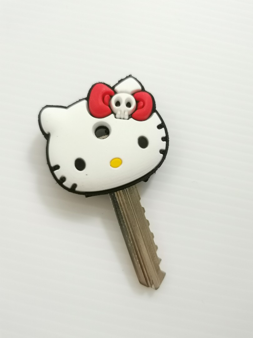 Sanrio Hello Kitty Key Cover - Skull Bow Tie, Everything Else on Carousell