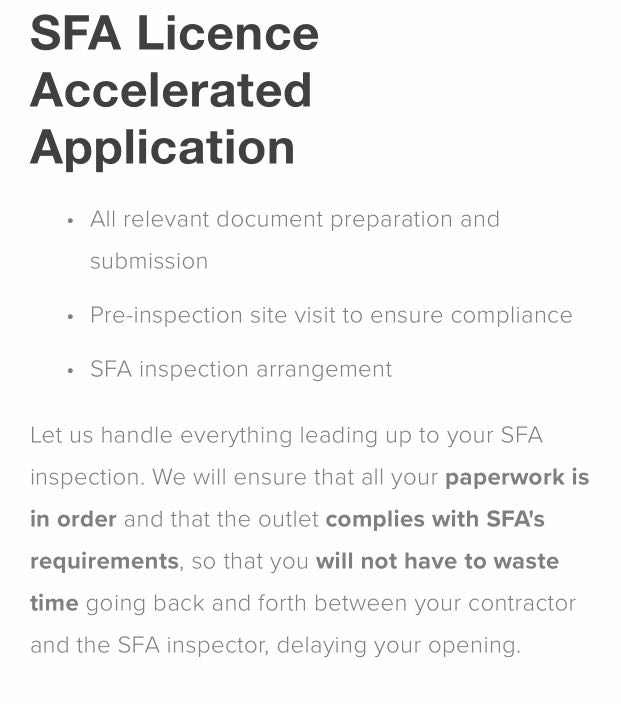 SFA Licence Application, Everything Else on Carousell