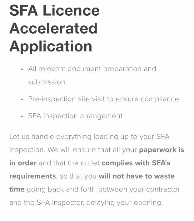 SFA Licence Application, Everything Else on Carousell