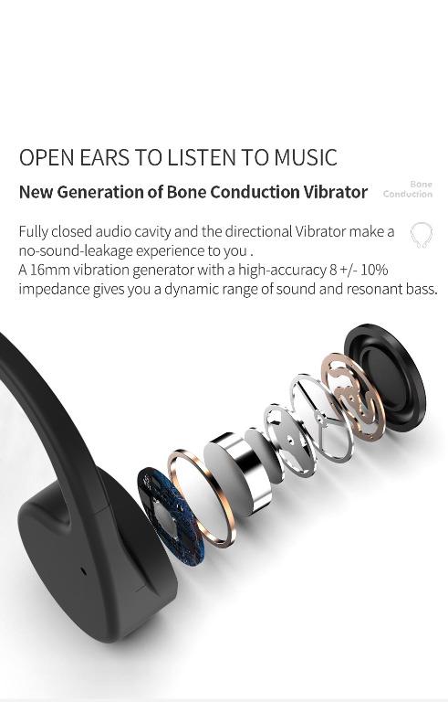 Sounder X3 bluetooth bone conduction headphone, Sports Equipment ...