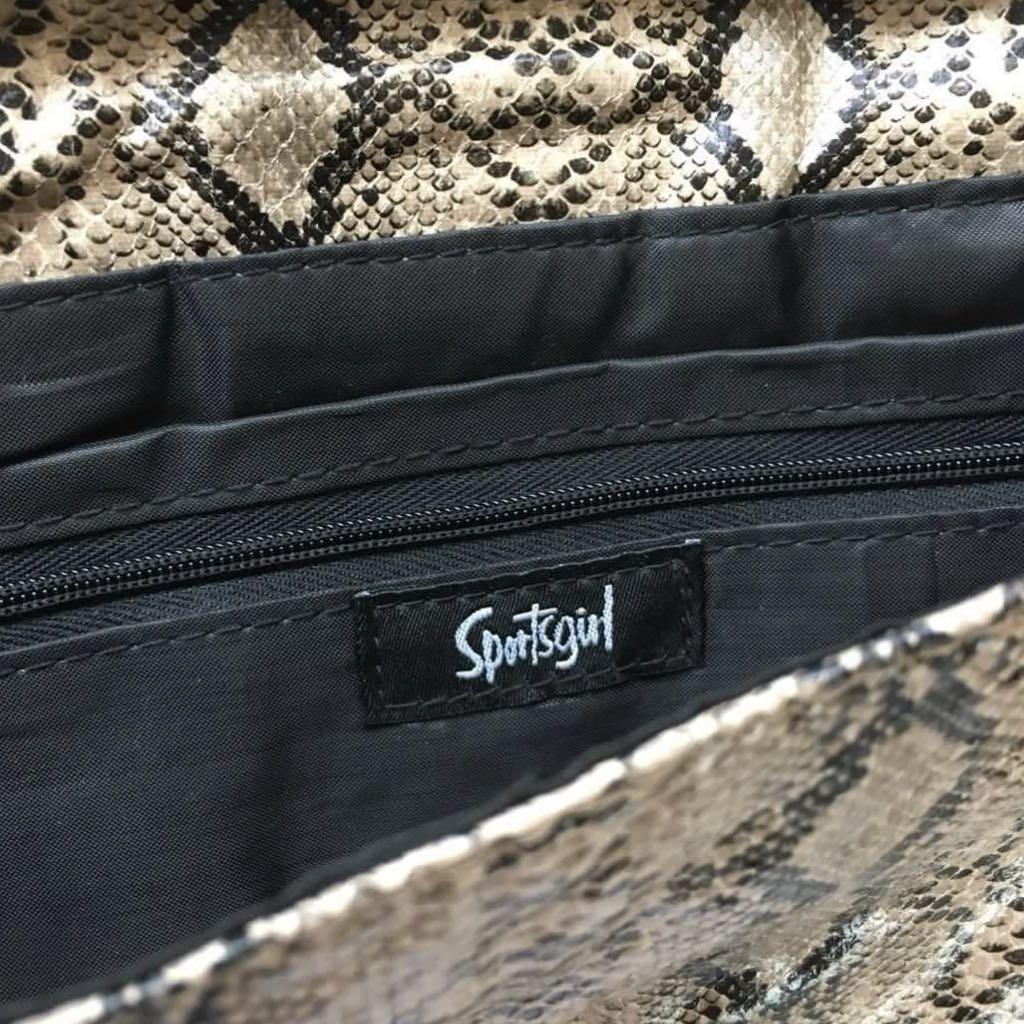 Sportsgirl Faux Snake skin clutch and sling, Women's Fashion, Bags ...