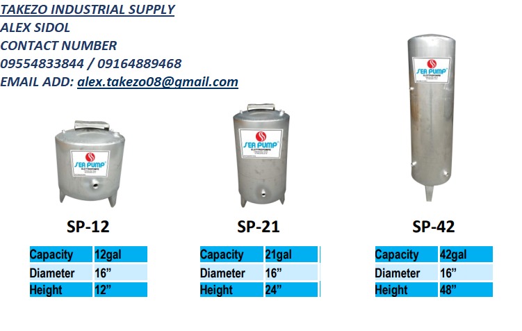 STAINLESS PRESSURE TANK SP-42, Commercial & Industrial, Industrial ...