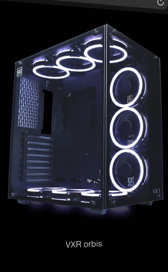 Tecware Vxr Vxc Premium Tg Atx Gaming Chassis Black White Tec Vxr Computers And Tech