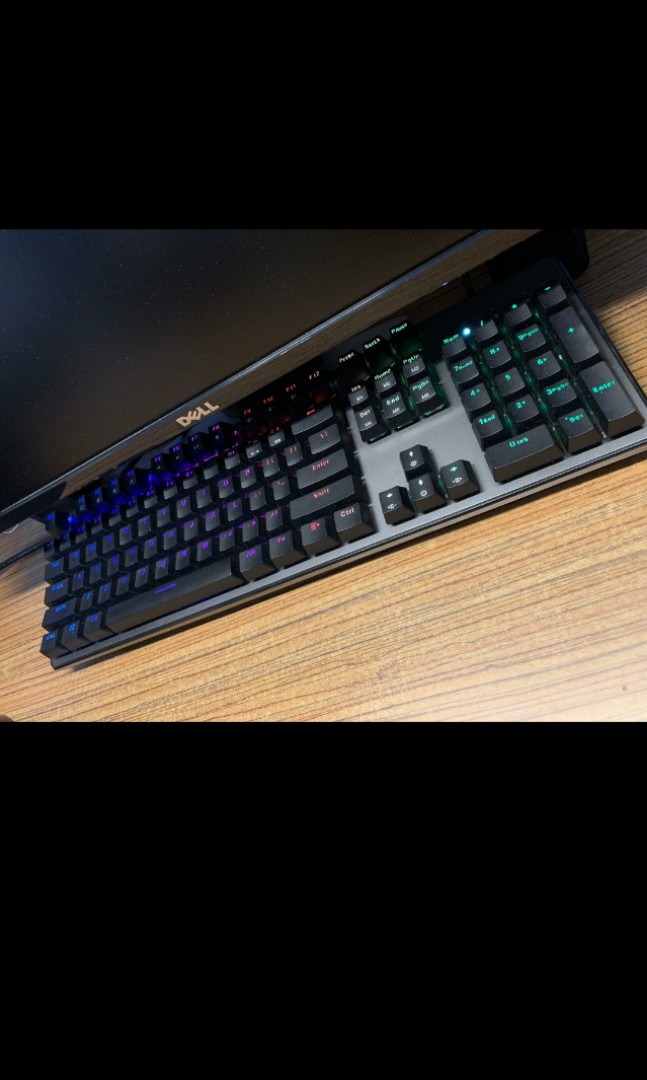 Tecware phantom 104 RGB mechanical gaming keyboard outemo red switch ...