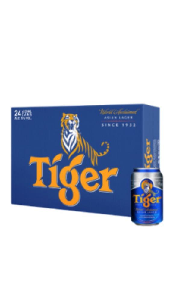 Tiger Beer 24s, Food & Drinks, Packaged & Instant Food on Carousell