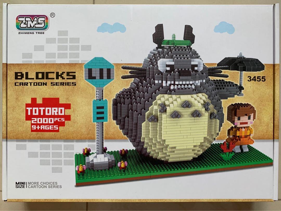 Totoro (LEGO like) Blocks, Hobbies & Toys, Toys & Games on Carousell