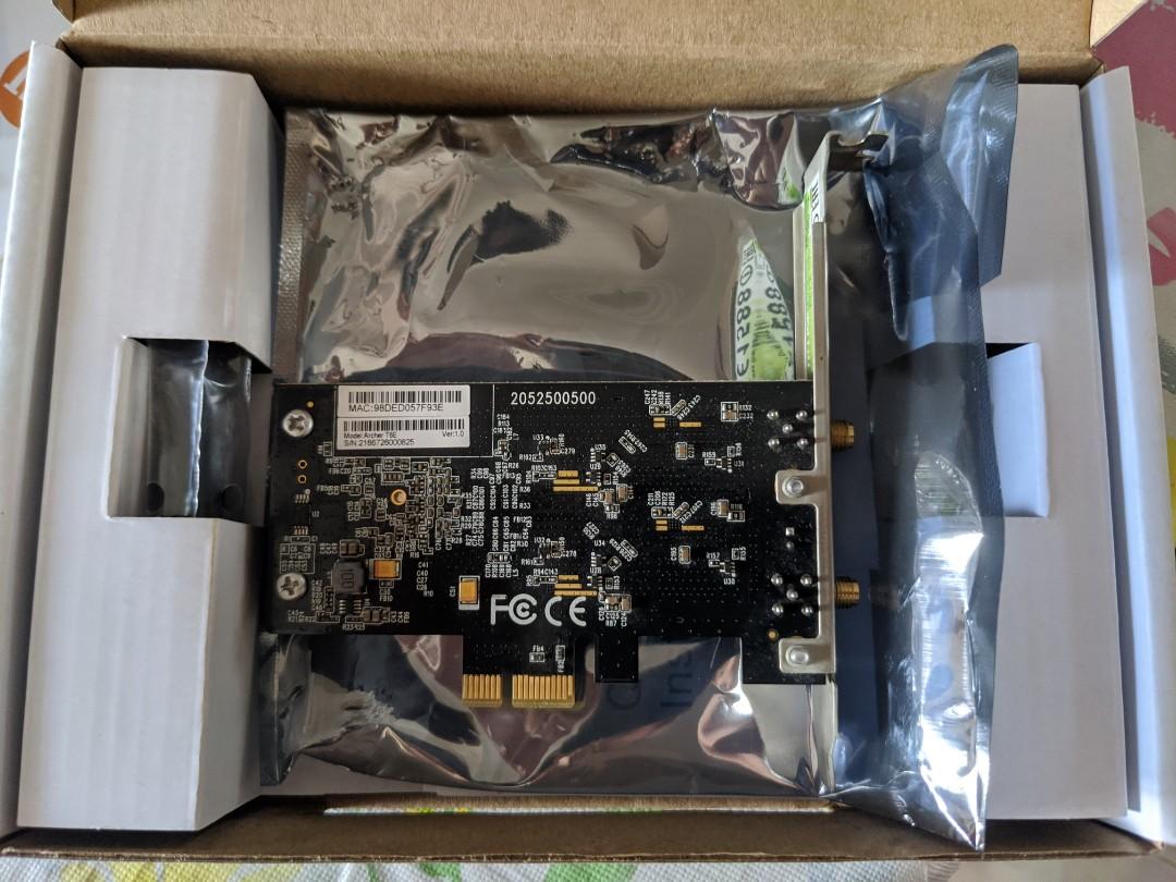 TP-LINK Archer T6e AC1300 PCIe Dual Band Wifi Adapter, Computers & Tech ...
