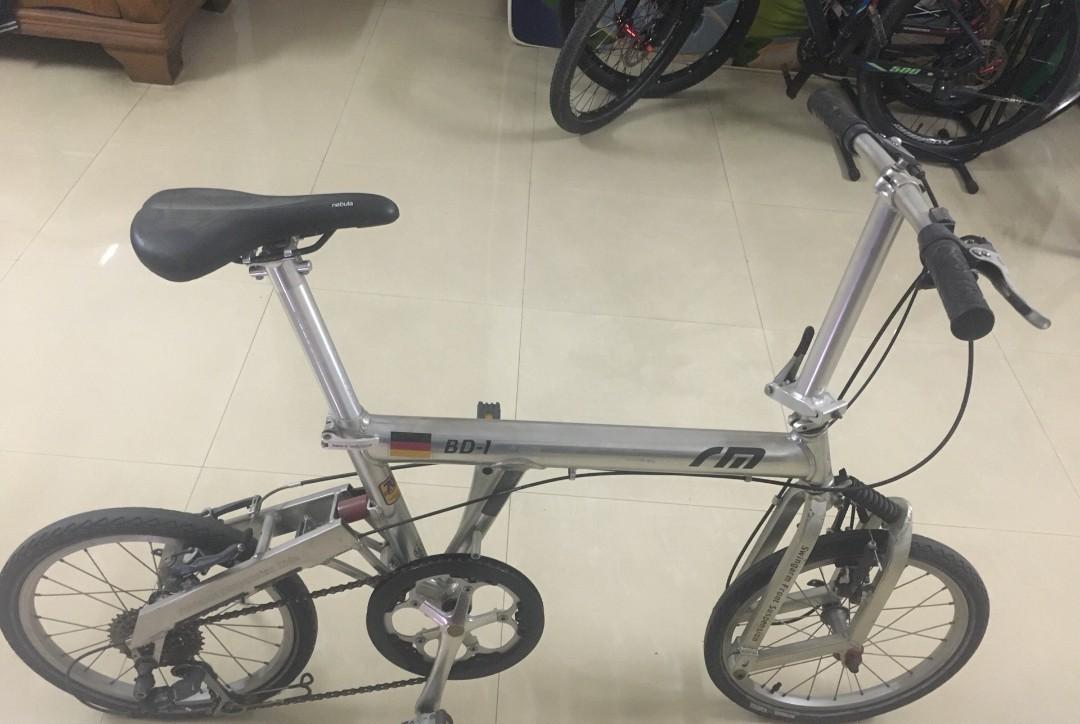 Very Rare Chrome Birdy Japan Classic BD-1 9-speed Foldable Folding Bike, Sports Equipment ...