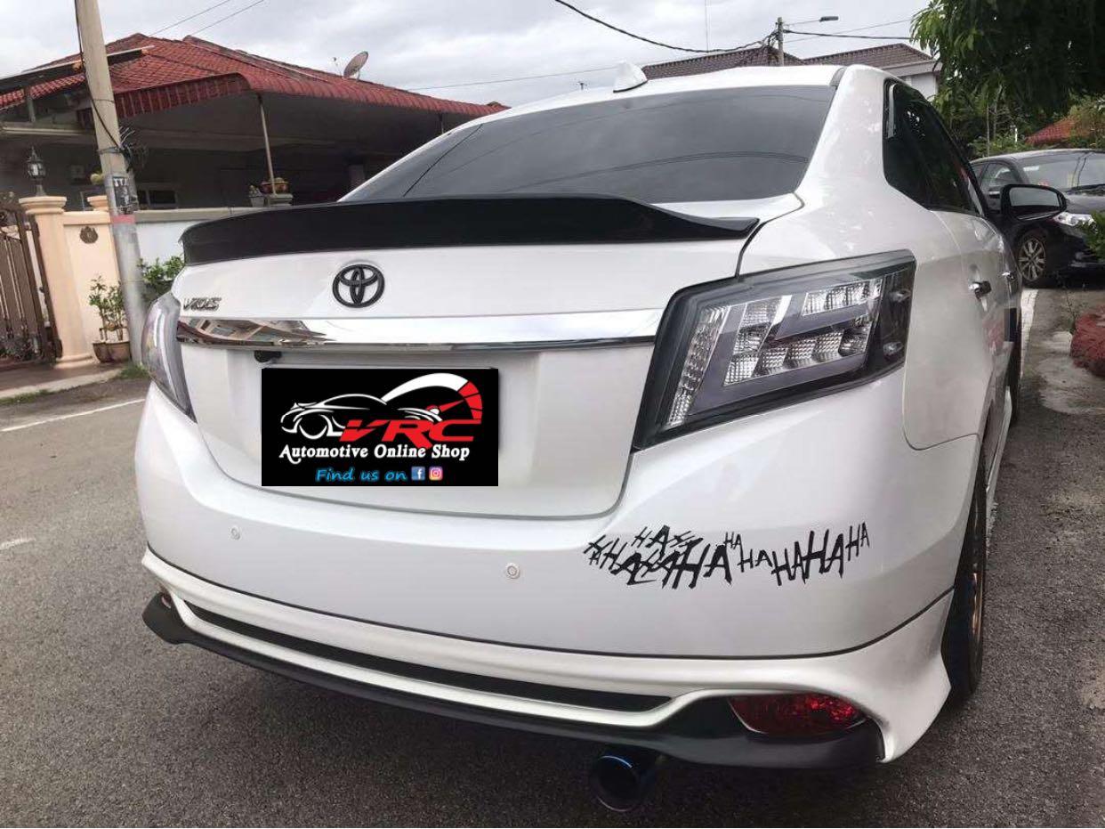 Vios Ncp150 Duck tail Spoiler, Car Accessories, Accessories on Carousell