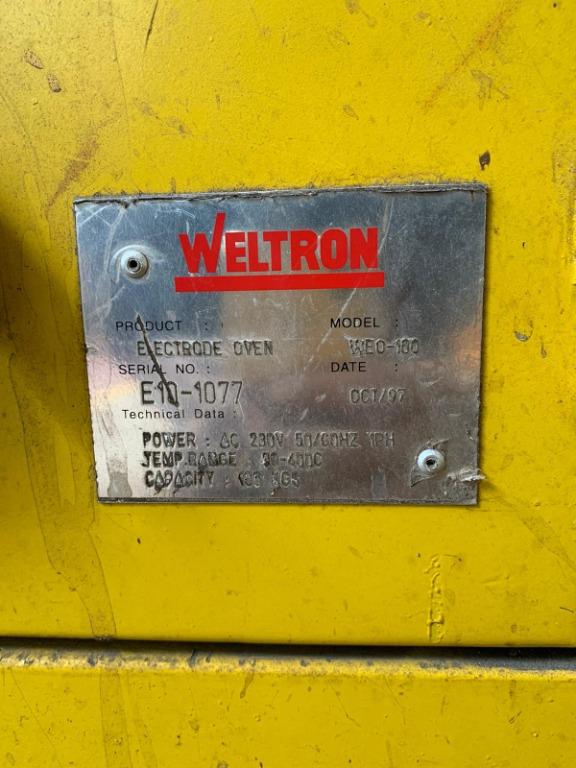 Weltron WEO-100 Welding Oven, Everything Else on Carousell
