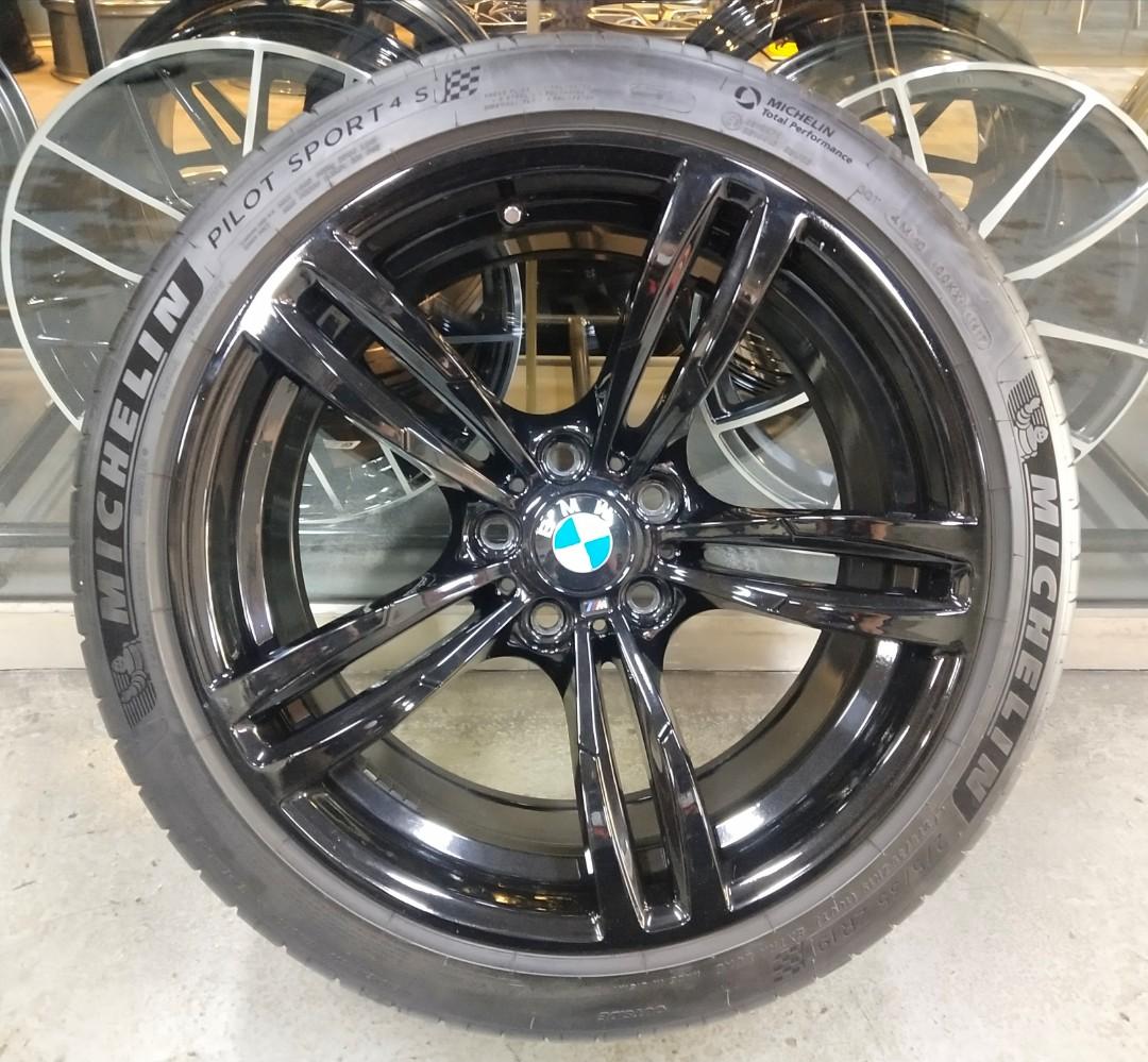 19" BMW M4 F80 original rim with tyres, Car Accessories, Tyres & Rims ...