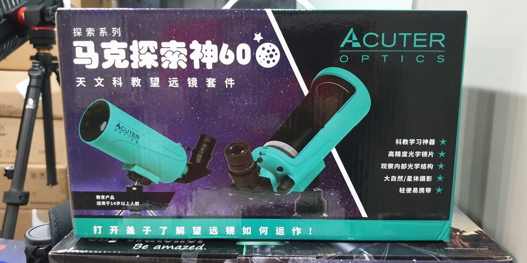 Acuter Maksy 60 Educational Telescope Kit Deluxe Version, Photography ...