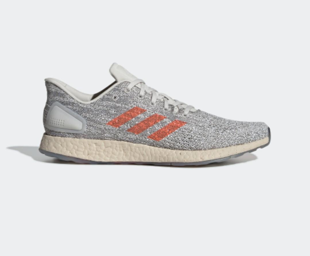 Adidas pureboost Ltd grey original BNIB, Fesyen Pria, Sepatu , Sneakers ...
