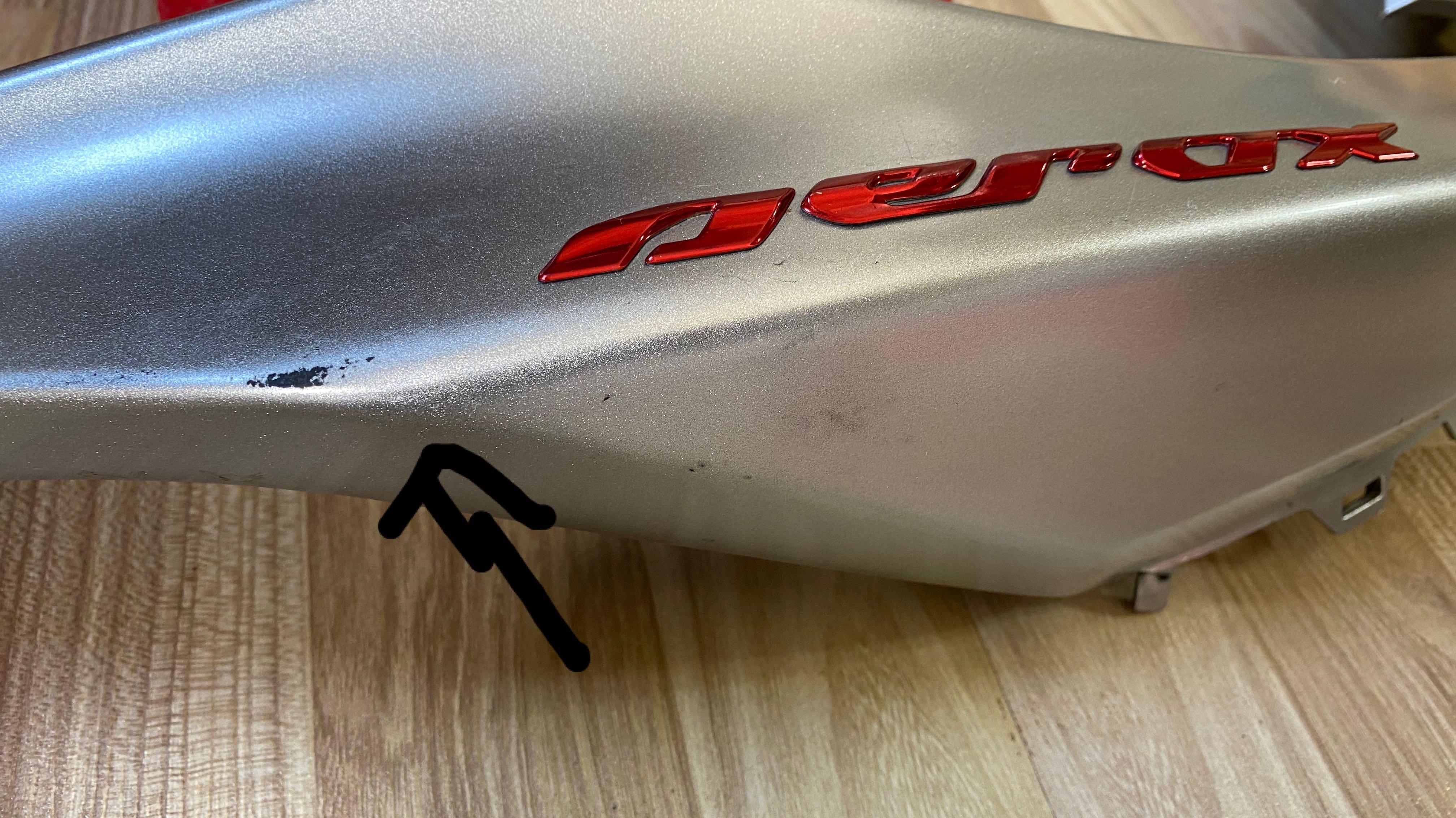 Aerox Ultraman Coverset, Motorcycles, Motorcycle Accessories on Carousell