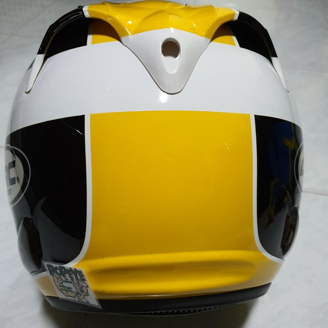 ARC AR1 TAIRA HELMET YELLOW COLOUR, Motorcycles, Motorcycle Accessories ...