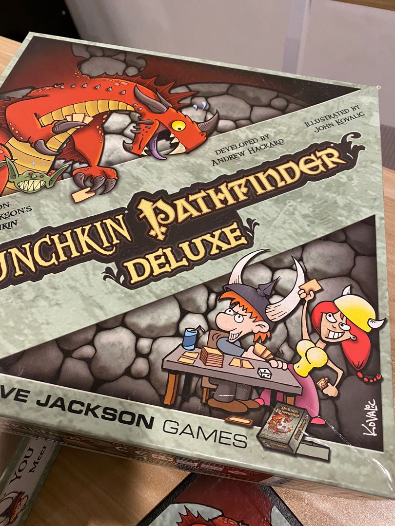 (Authentic) Munchkin Pathfinder Deluxe, Hobbies & Toys, Toys & Games on ...