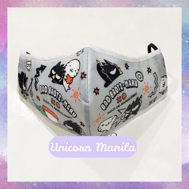 BAD BADTZ MARU SANRIO FACE MASK, Women's Fashion, Swimwear, Rash guard ...