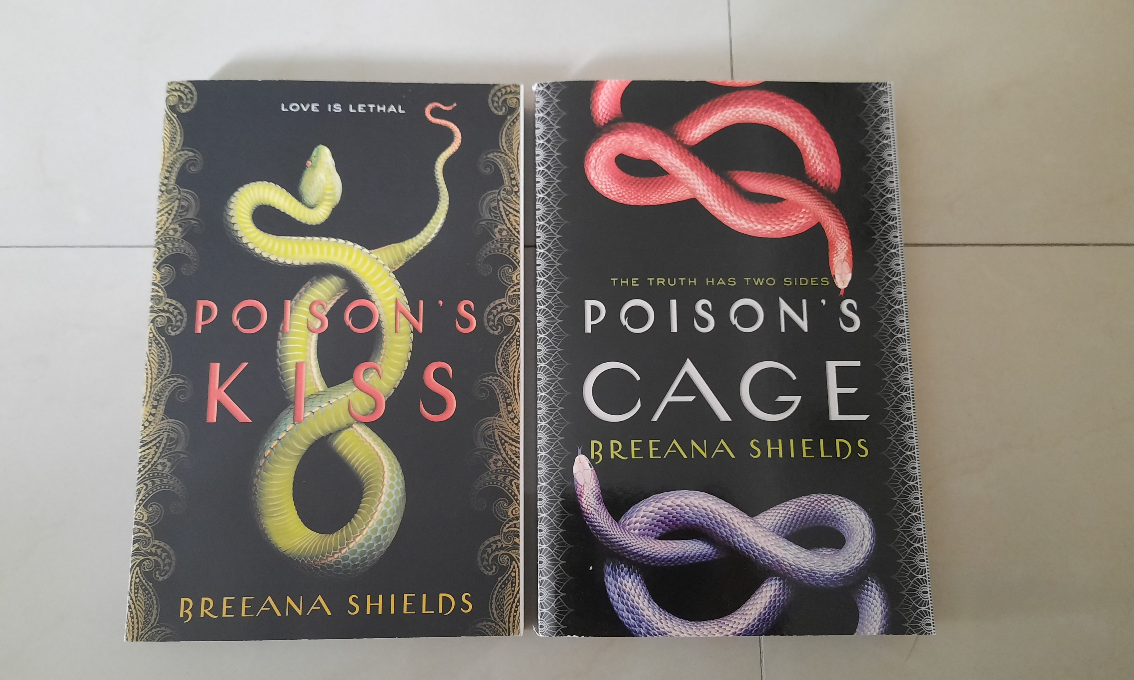 Breeana Shields, Poison's Kiss & Poison's Cage, Books & Stationery, Fiction on Carousell