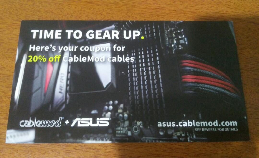 Cable mod voucher, Computers & Tech, Parts & Accessories, Cables & Adaptors on Carousell