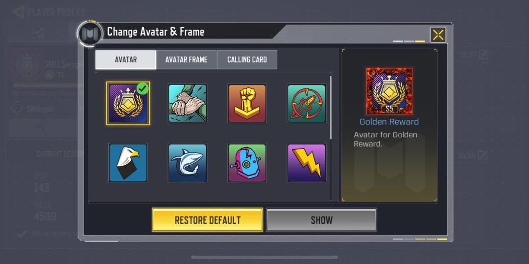 Call of Duty Mobile CODM S5 Legendary Account (Season 5), Toys & Games ...